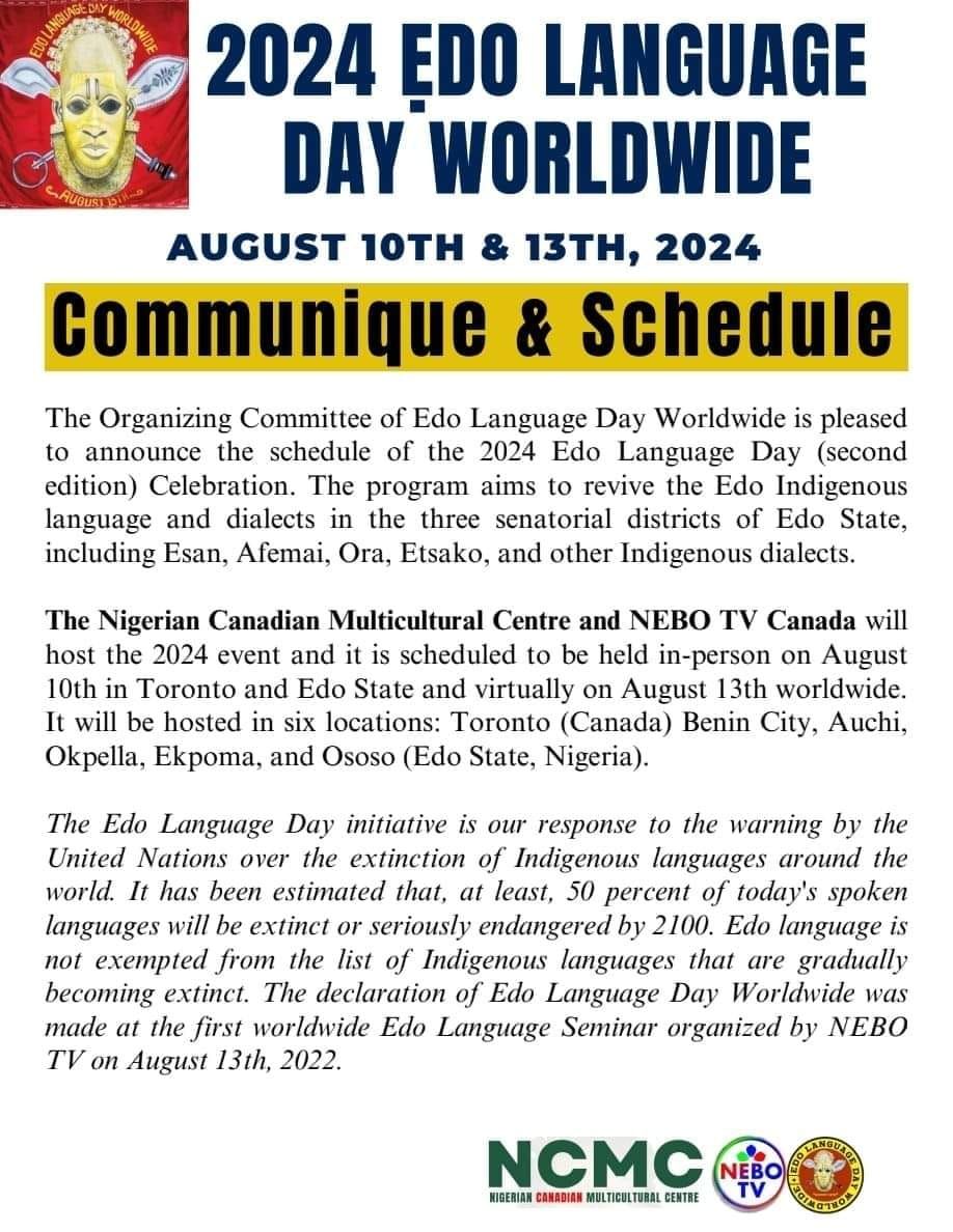 Edo Language Day Worldwide